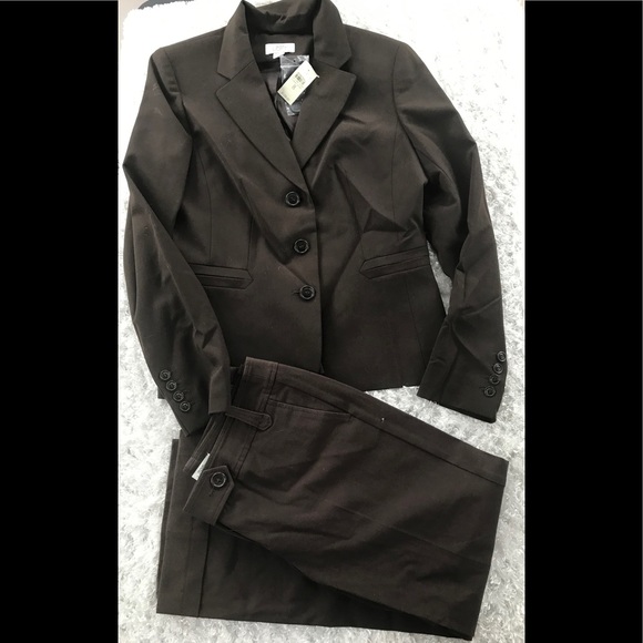 LOFT | Jackets & Coats | At Loft Brown Suit Set Sold Together8p | Poshmark